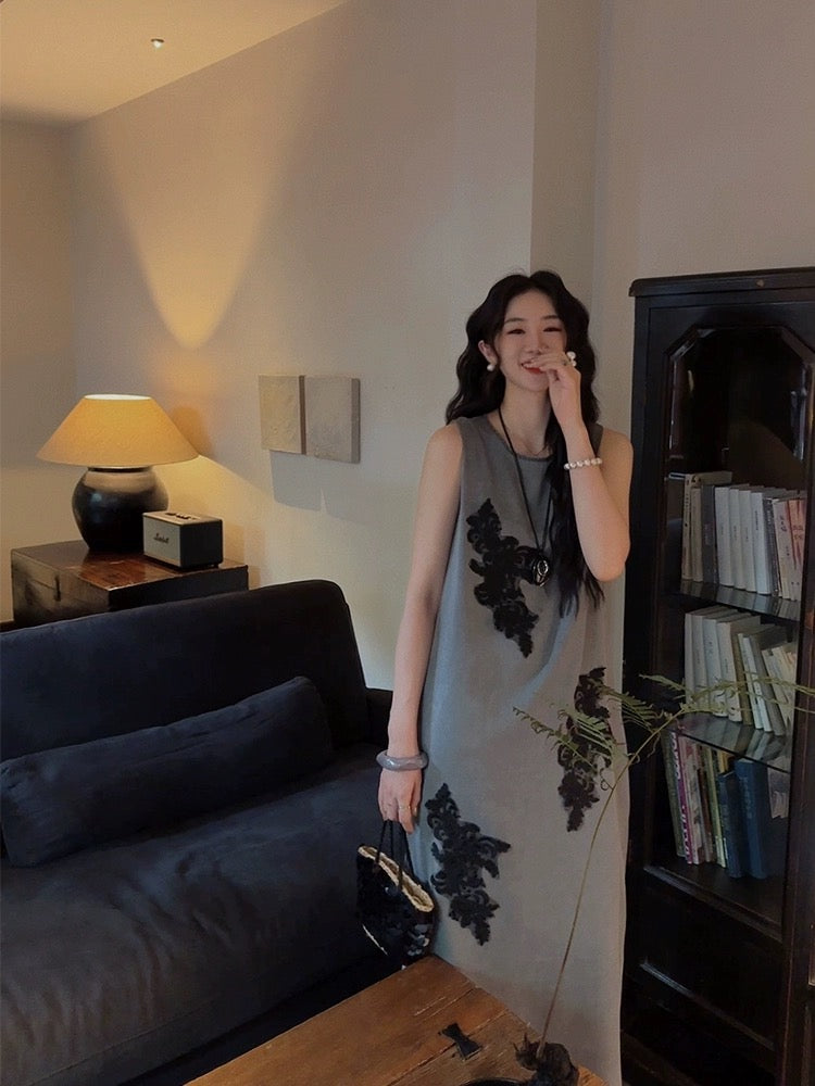 Sanji Heihua new Chinese style high-end dress women's summer 2024 new ...