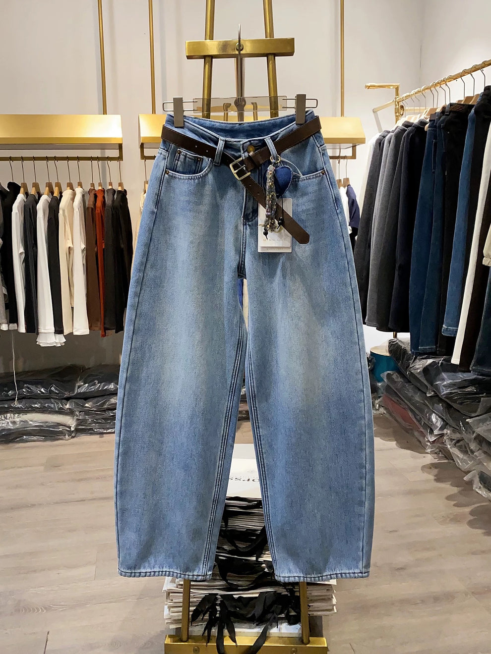 [Xiao Ai's Stall Real Shot] Women's Winter Loose Fit Commuter Casual J ...