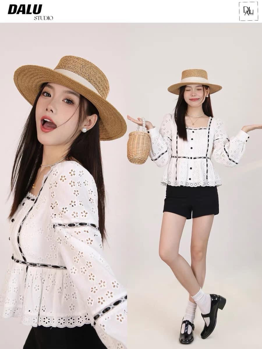 DALU March 23 heavy industry model! Hollow lace design French square n ...