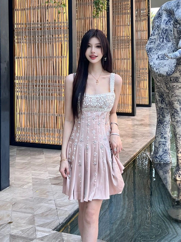 French dress women's high-end light luxury niche temperament celebrity ...