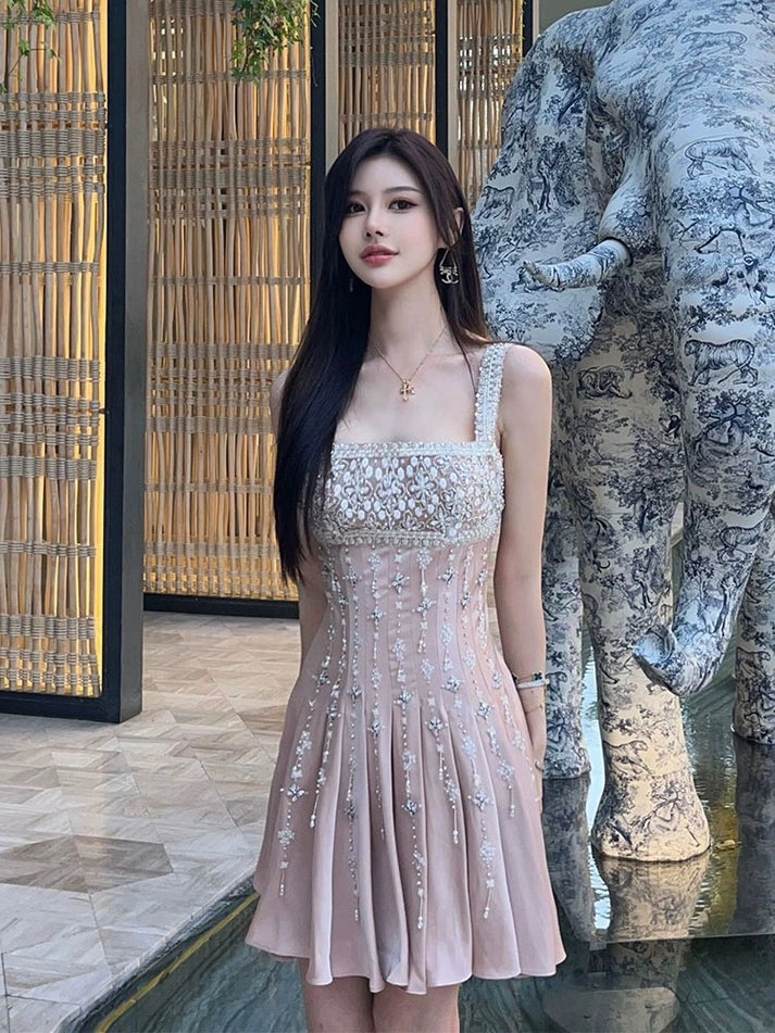 French dress women's high-end light luxury niche temperament celebrity ...